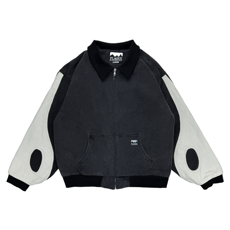 Plague-Cut Work Jacket (Vintage Black) · Plague Boulevard