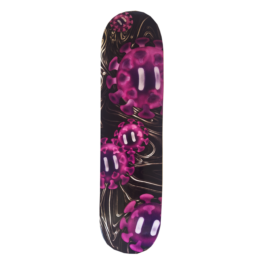 Germ Skate Deck (Purple) · Plague Boulevard